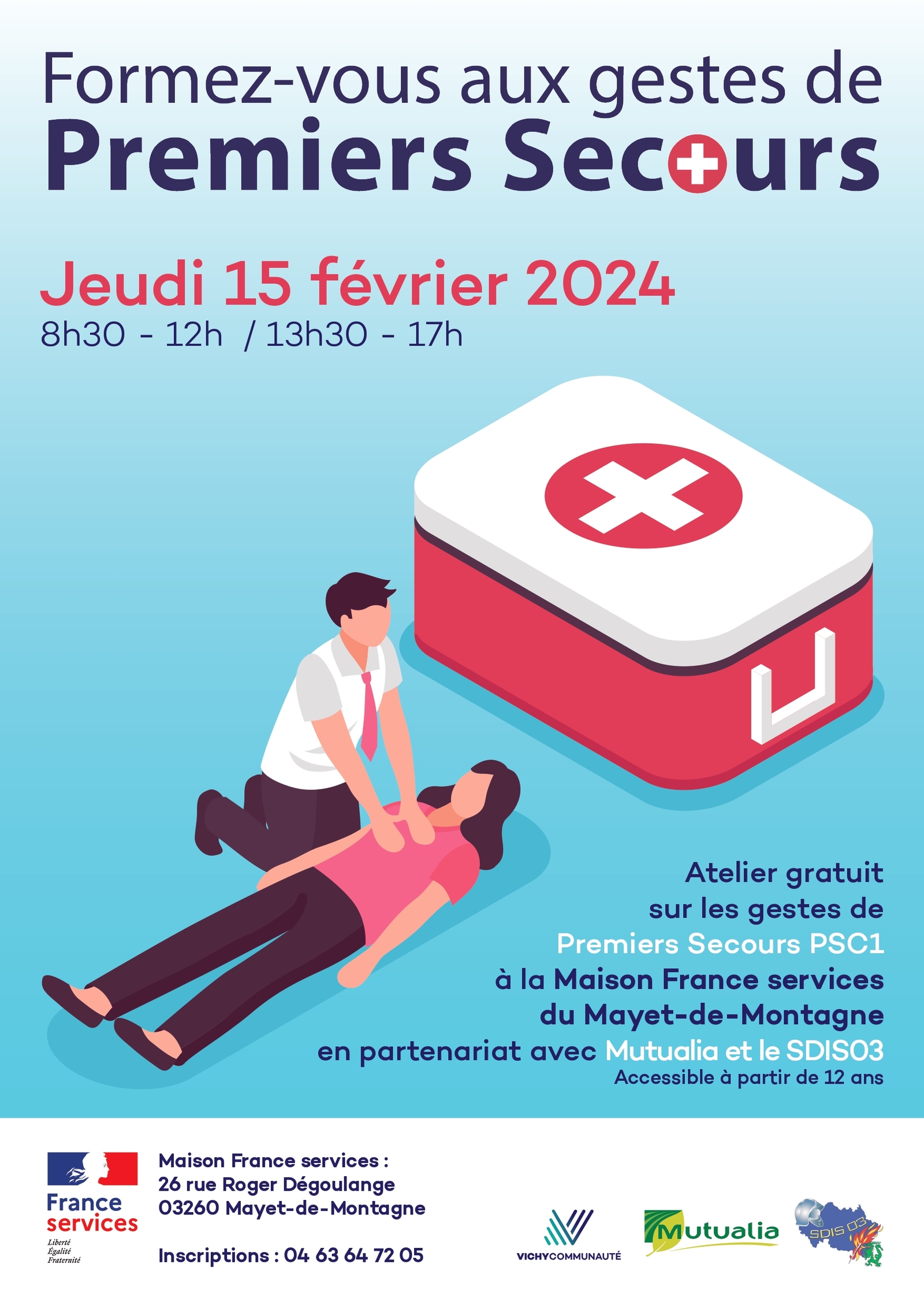 Atelier premiers secours